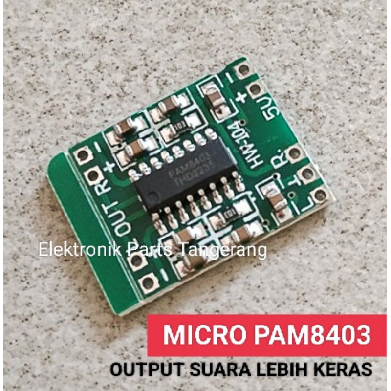 Jual POWER MINI PAM8403 2X3WATT 5V AMPLIFIER STEREO 2 CHANNEL 2X3W ...