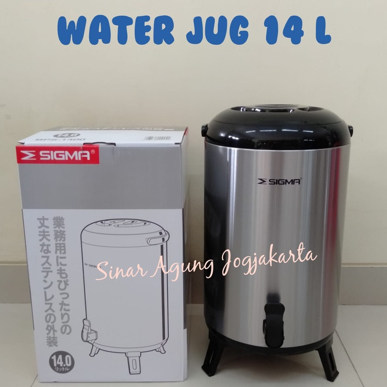 Jual TERMOS DISPENSER SIGMA stainless air panas air dingin14 liter ...