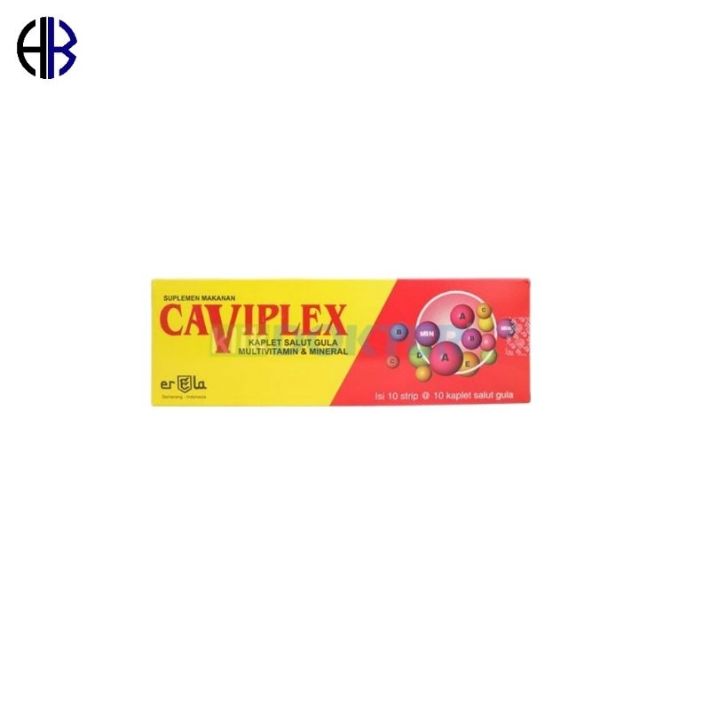 Jual Caviplex Box Isi 100 Kaplet - Multivitamin dan Mineral | Shopee ...