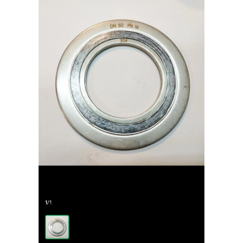 Jual SWG Spiral Wound Gasket Stainless 304 PN 16 4" inch DN100 | Shopee ...