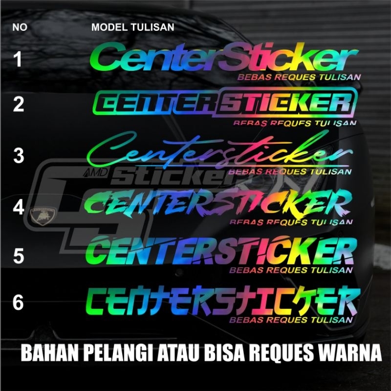 Jual Stiker Kaca Mobil Nama Custom Cutting Sticker Body Dan Kaca Mobil ...