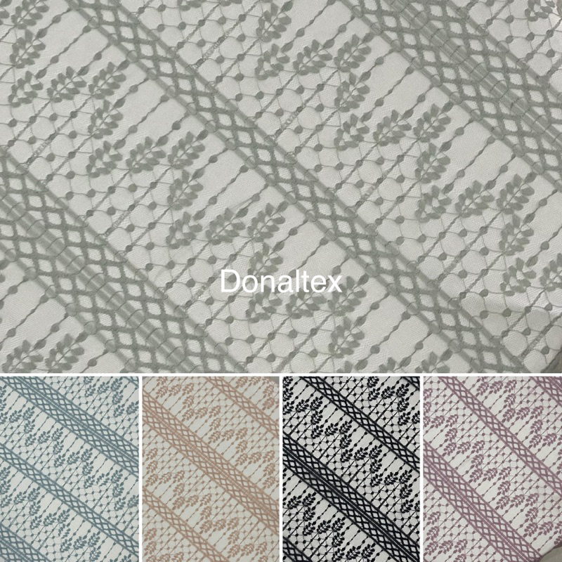 Jual Kain Kebaya Brokat Kain Brukat Salur Motif Padi Padi | Shopee ...