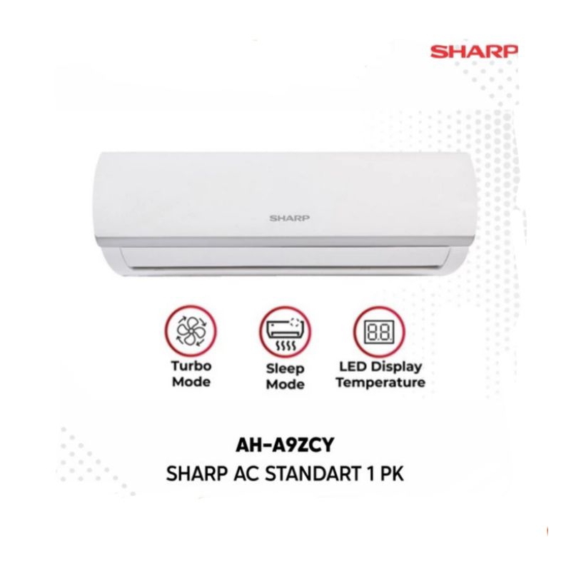 Jual AC SPLIT SHARP AH-A9ZCY 1 PK FREON R32 ( UNIT ONLY ) | Shopee ...