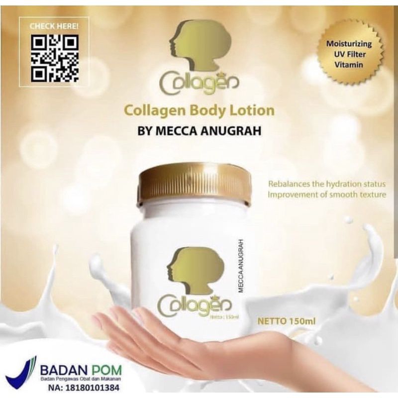 Jual COLLAGEN MECCA BODY LOTION 150 ML | Shopee Indonesia