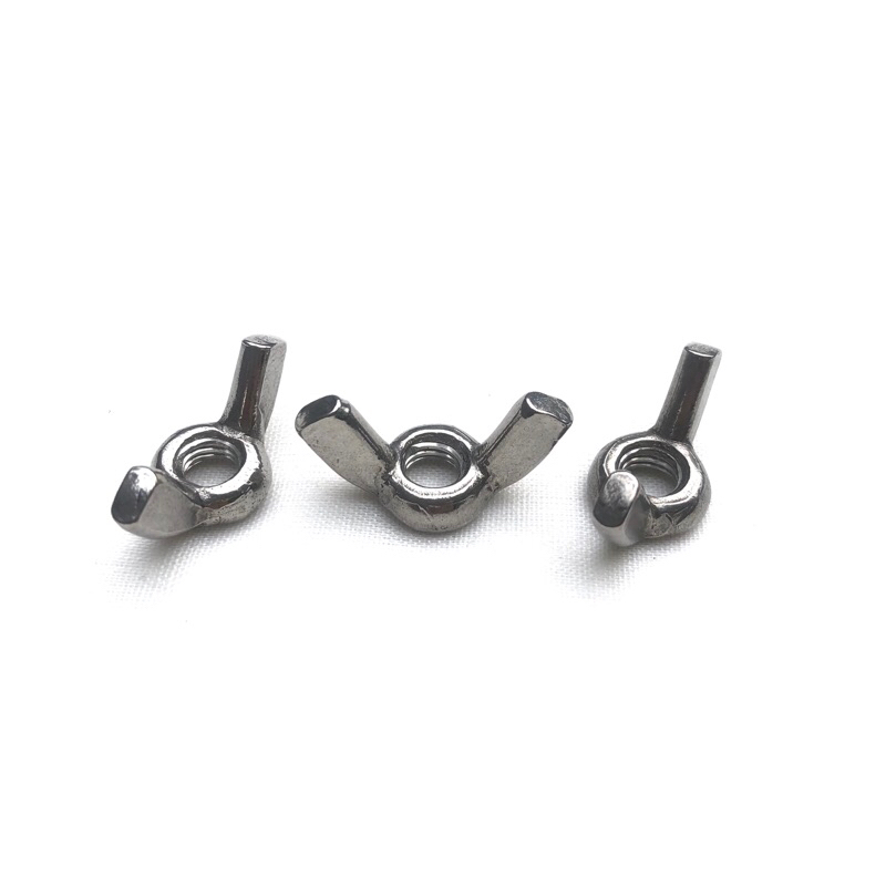 Jual Mur Kuping M6 / Mur Kupu-kupu / Mur Kupu-kupu / Wing Nut Stainless ...