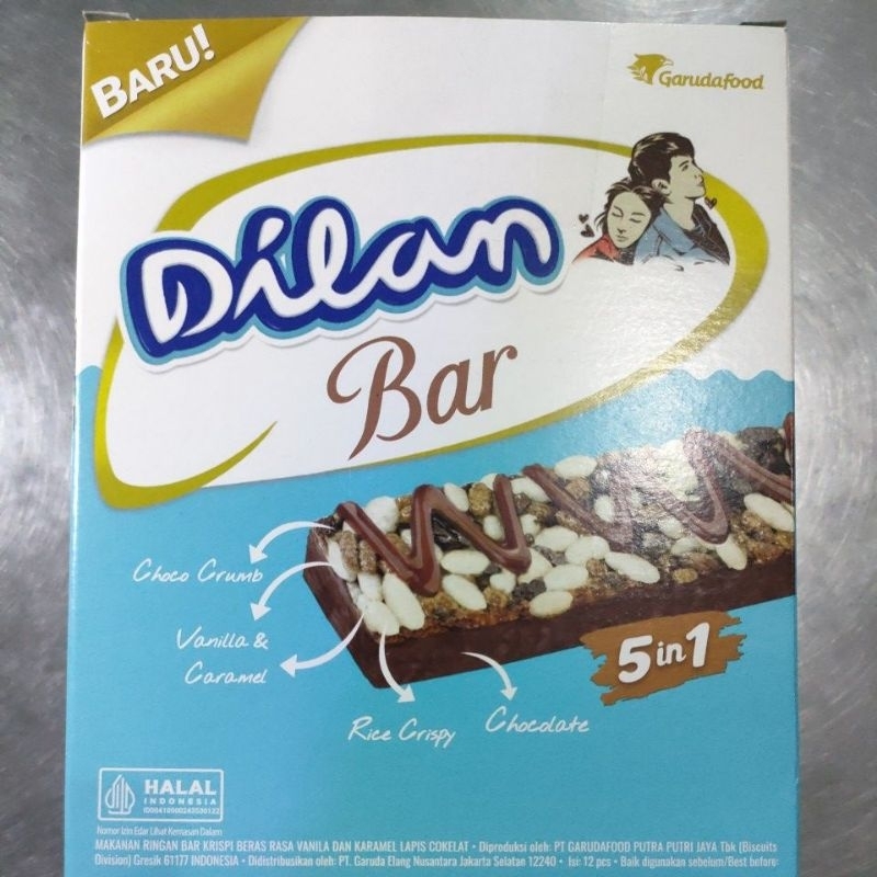 Jual Dilan Chocolate Crunchy Caramel Box isi 12 pcs | Shopee Indonesia