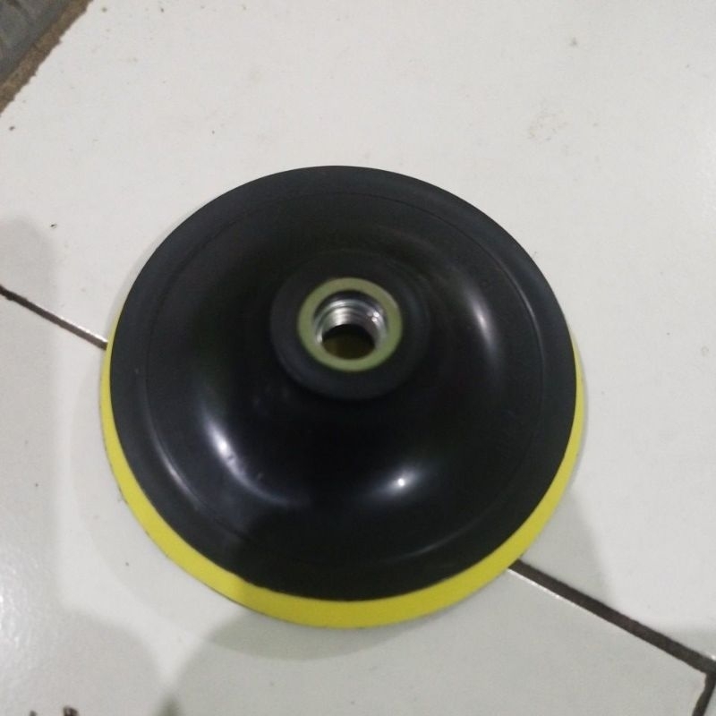 Jual pad tatakan busa poles redy 5" 5 inch dan 7" 7inch, lubang utk ...
