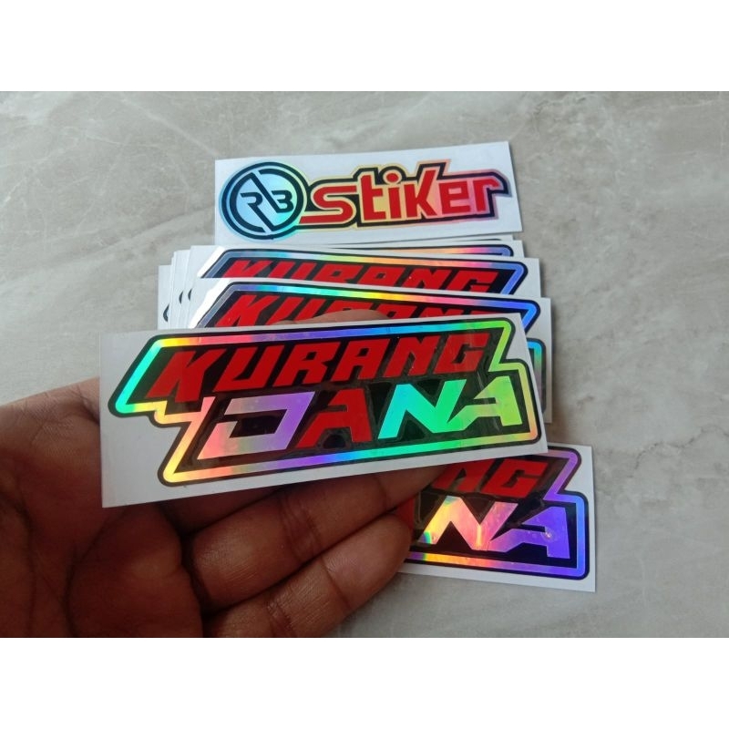 Jual Sticker lucu kurang dana stiker cutting | Shopee Indonesia