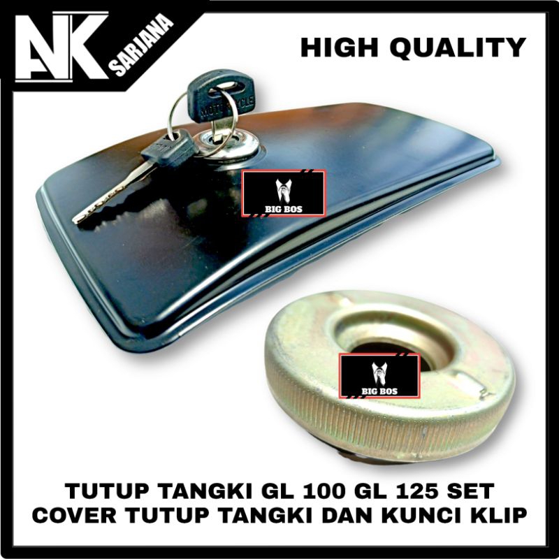 Jual TUTUP TANGKI TENGKI HONDA GL100 GL 125 IMPORT SET COVER TUTUP ...