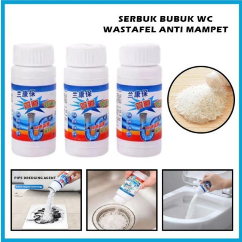 Jual SERBUK ANTI SUMBAT / BUBUK PEMBERSIH SALURAN PIPA AIR TOILET ...