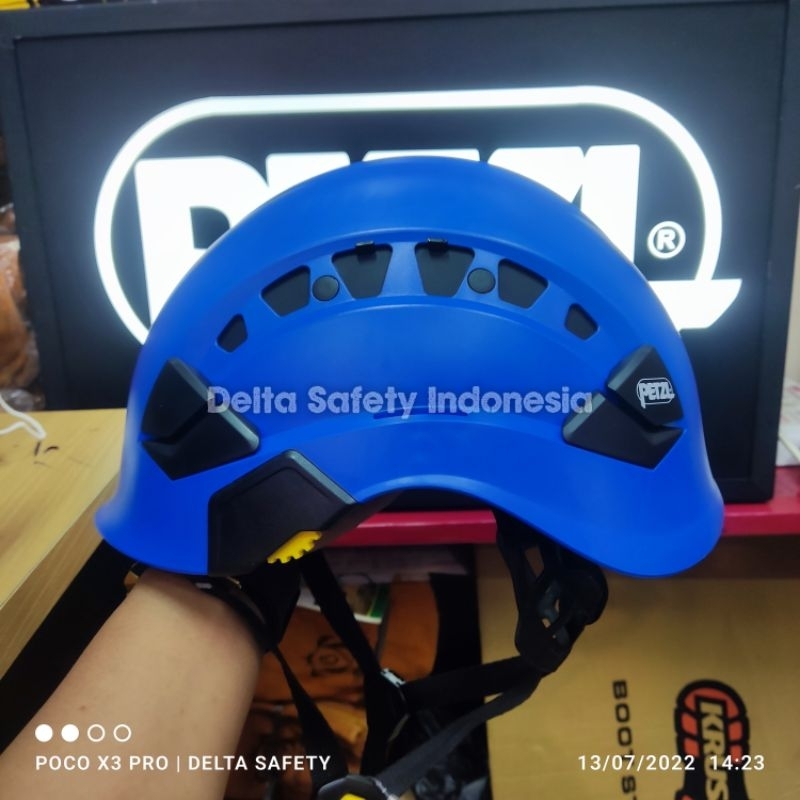 Jual Petzl Helmet Veryex Vent Biru Blue Original PETZL A010CA05 Safety ...
