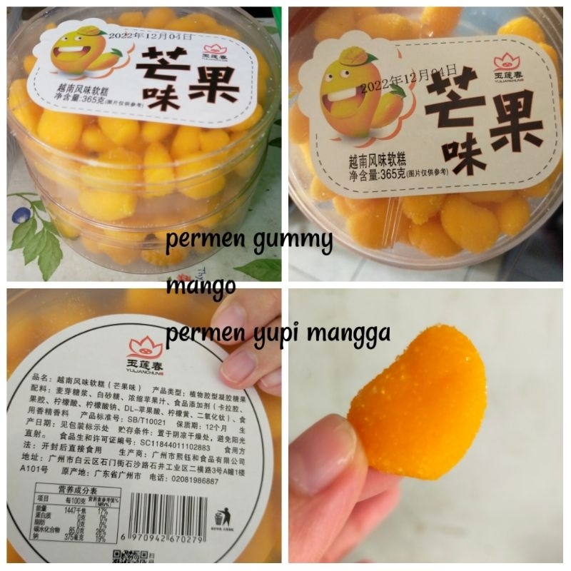 Jual Makanan Ringan Candy MANGO atau permen Mangga Kenyal dan Manis ...