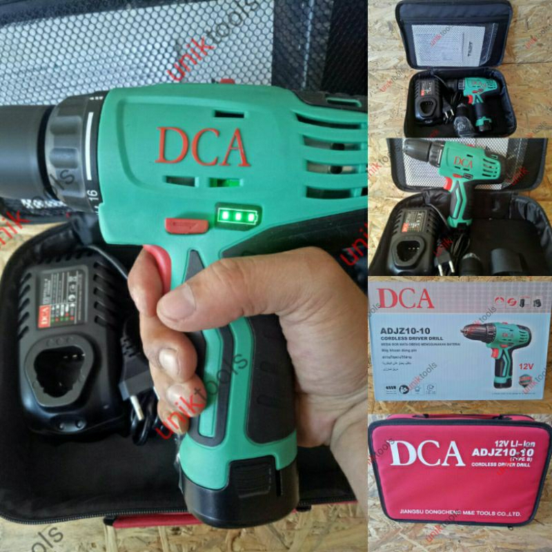 Jual Bor cordless 12V DCA /Bor baterai DCA | Shopee Indonesia