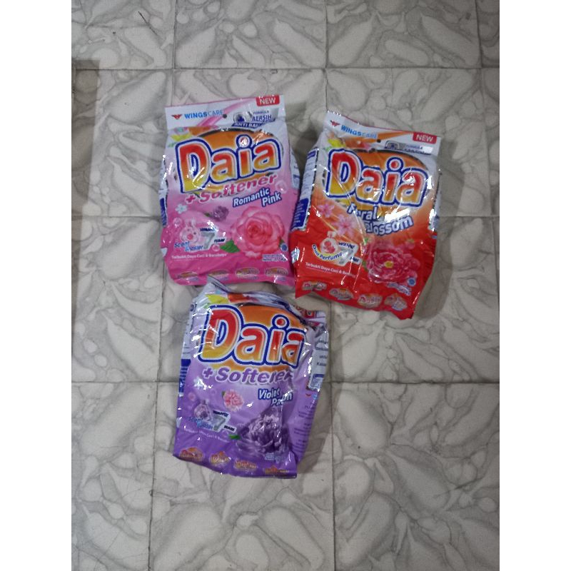 Jual Sabun Detergen DAIA bubuk 1.5kg Lavender deterjen bubuk yang hadir ...