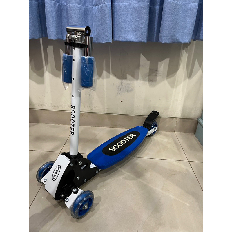 Jual Scooter skuter anak biru 4 roda | Shopee Indonesia