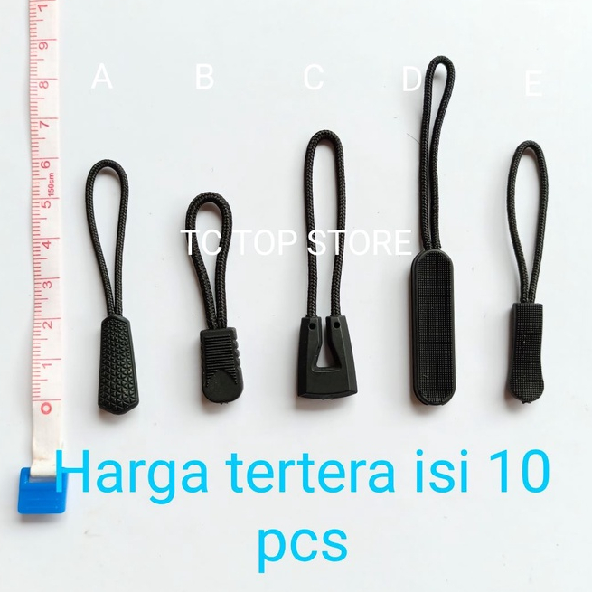 Jual Puller Tas (10 pcs) Tali Resleting Zipper Buckle Aksesoris Tas ...