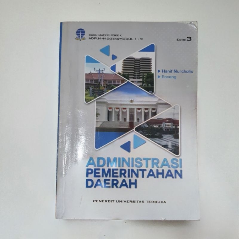 Jual Modul UT Administrasi Pemerintahan Daerah (ADPU4440) | Shopee Indonesia