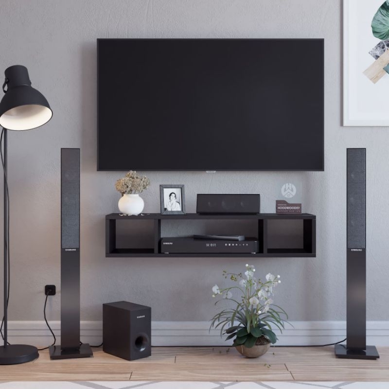 Jual Rak Tv Dinding Minimalis Dekorasi Meja Gantung Susun Serbaguna ...