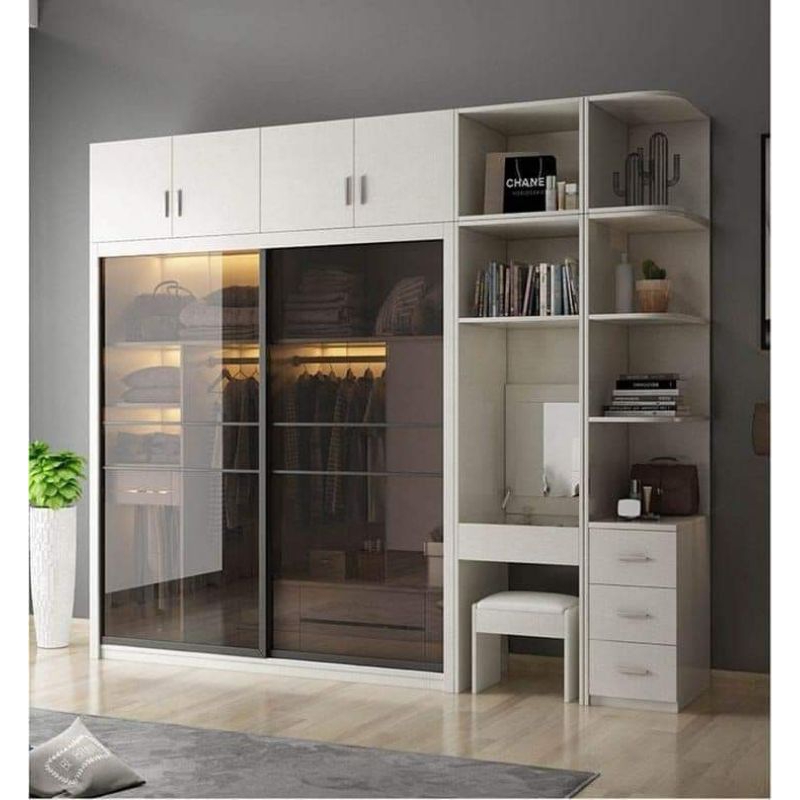 Jual lemari pakaian bahan multipleks/blokmin lapis HPL costum/lemari ...