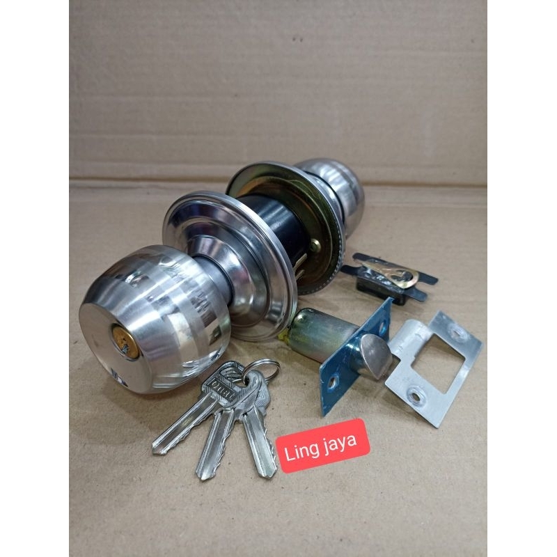 Jual HANDLE HANDEL KUNCI PINTU BULAT KUNCI PINTU KAMAR MANDI BULAT ...