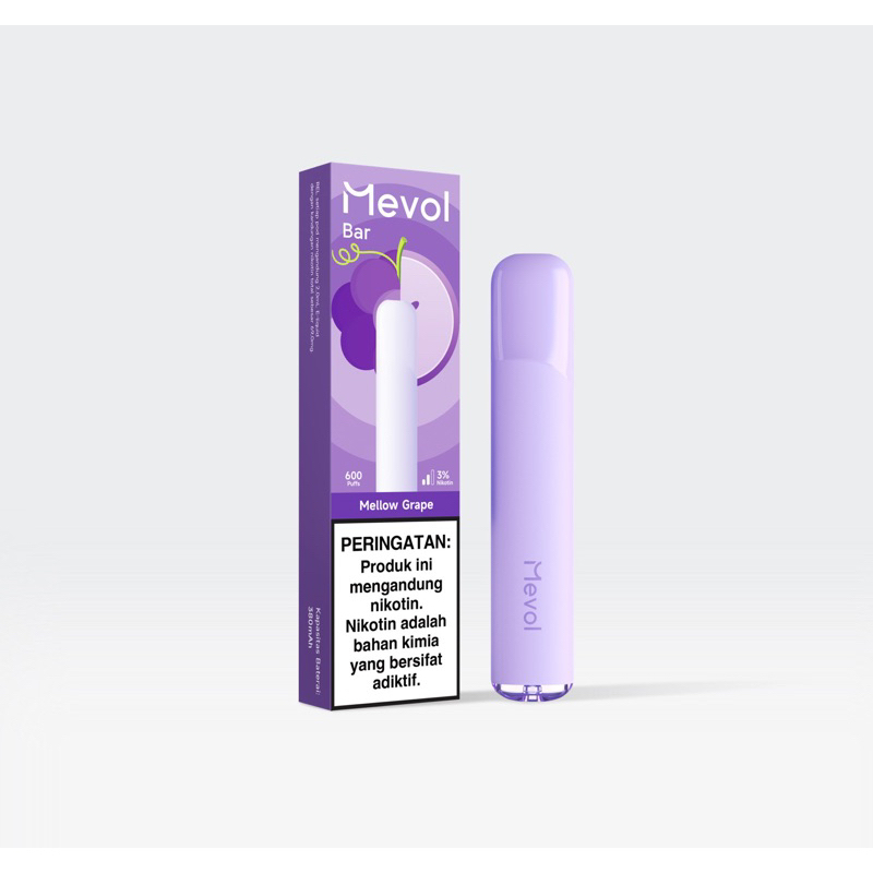 Jual MEVOL BAR Vape Mellow Grape | Shopee Indonesia