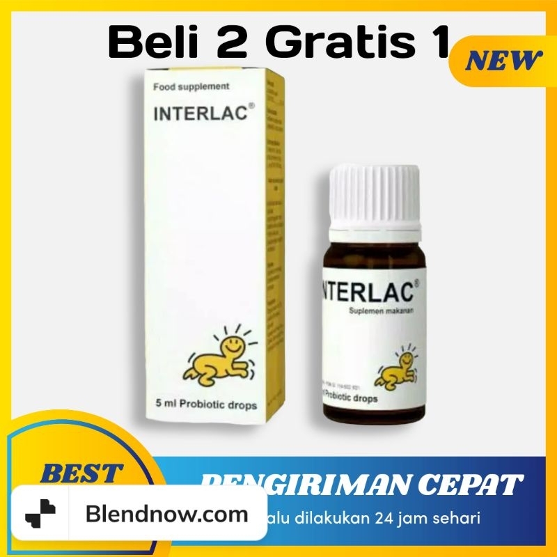 Jual INTERLAC-Interlac Probiotik Drops 5Ml probiotic Biogaia Beli 2 ...