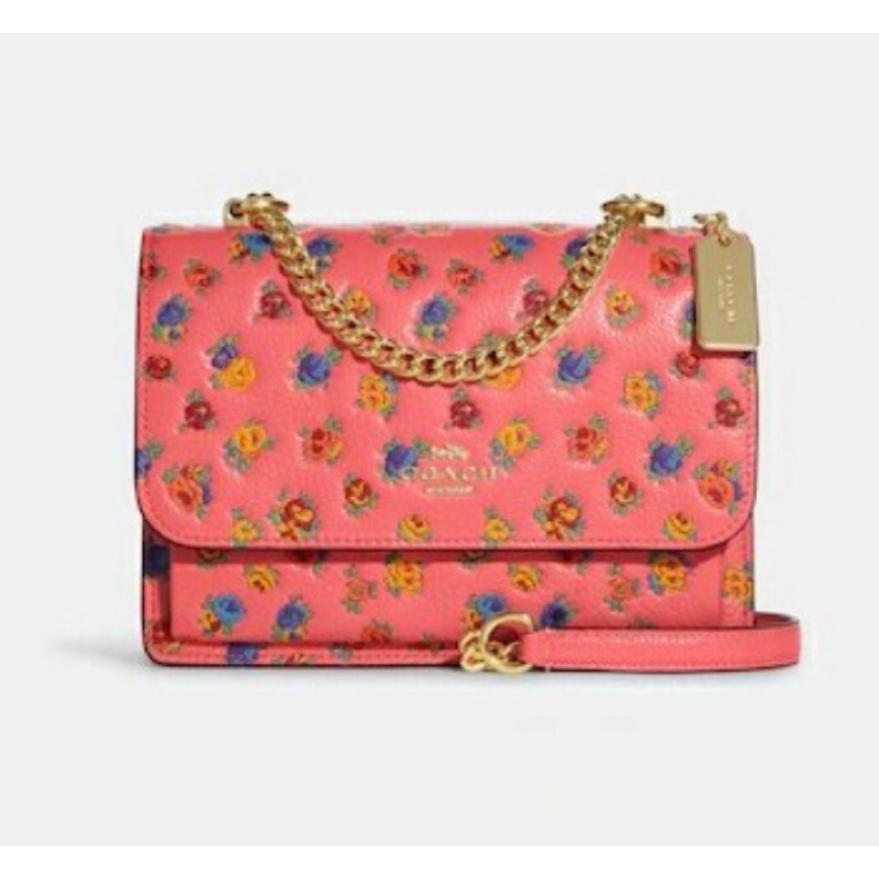 Jual Tas COACH Klare Crossbody Mini Vintage Rose Print Pink Multi ...