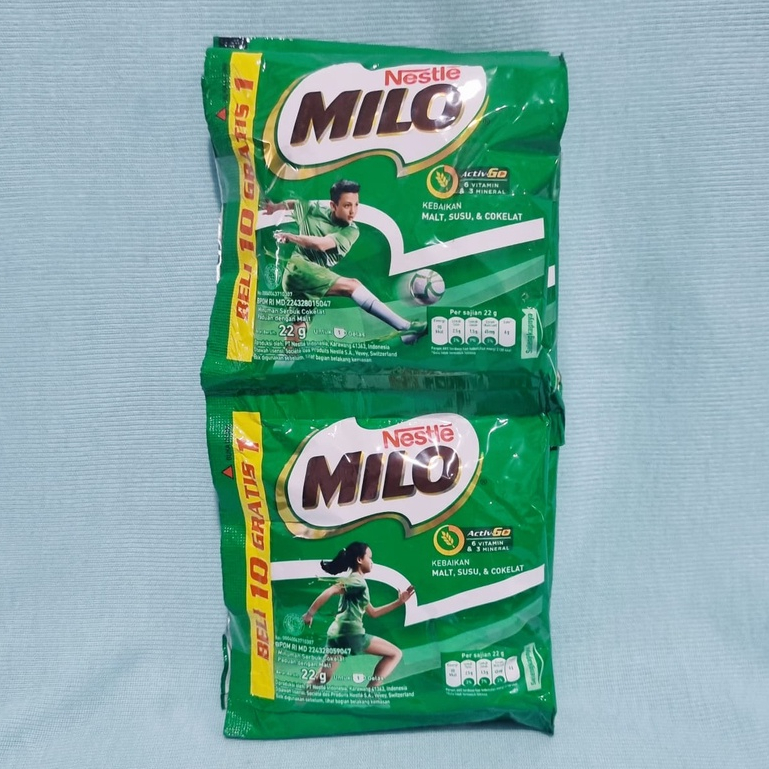 Jual Milo Activ Go Sachet (1 Renteng isi 10 Pcs) | Shopee Indonesia