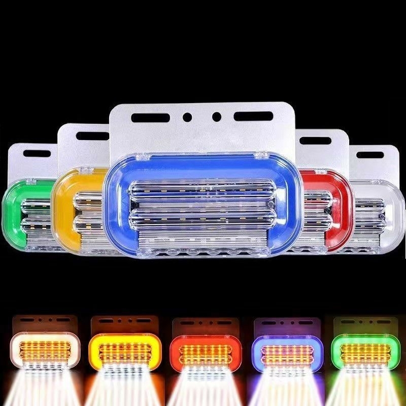 Jual Lampu LED Bak Samping Truk Sein running 12/24v Variasi Lampu samping Mobil Truk/Bus ...