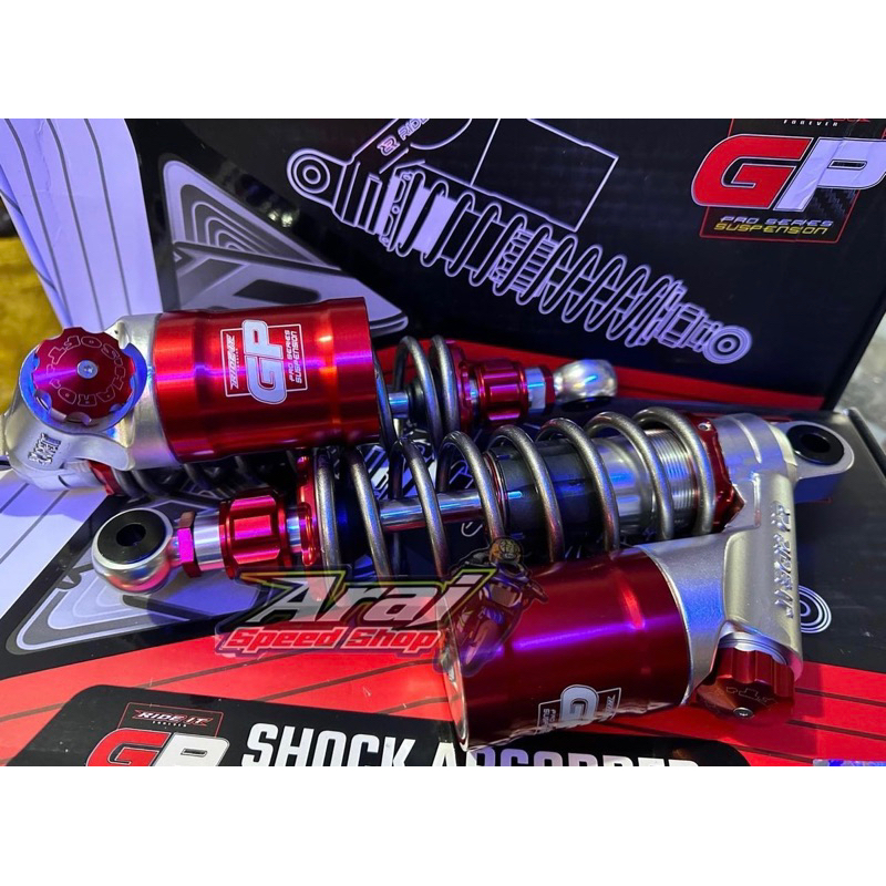 Jual Shock Ride It GP 277 F1ZR / Jupiter 280mm Titanium Red | Shopee ...