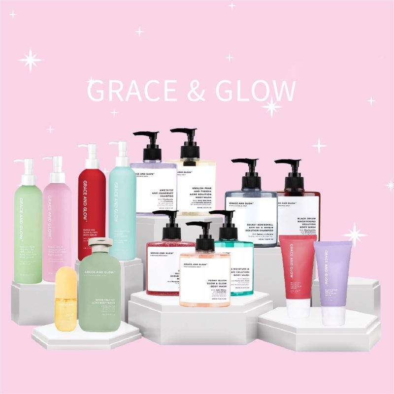Jual BODY WASH GRACE AND GLOW WANGI PARFUM BRANDED NETTO 400ML [BPOM] | Shopee Indonesia