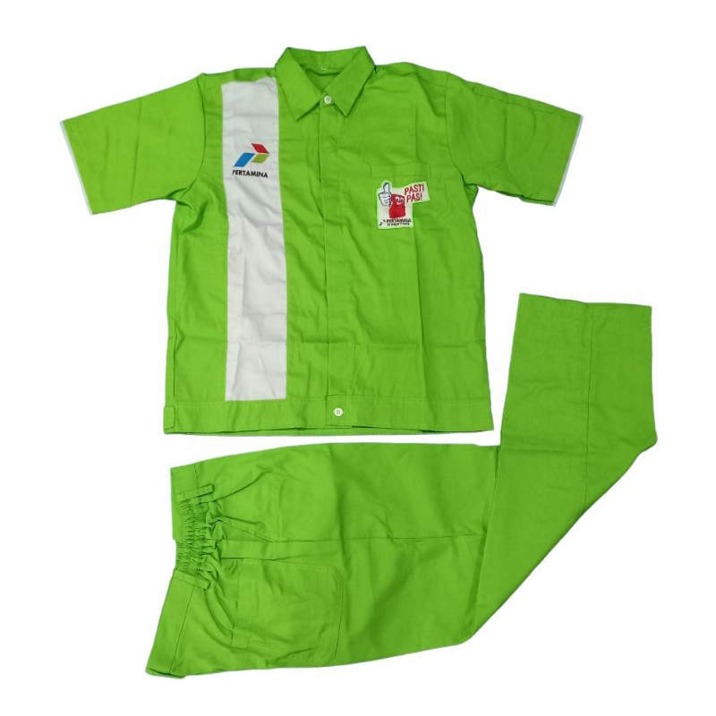 Jual Seragam kerja SPBU Pertamina pasti pas office boy | Setelan Baju ...