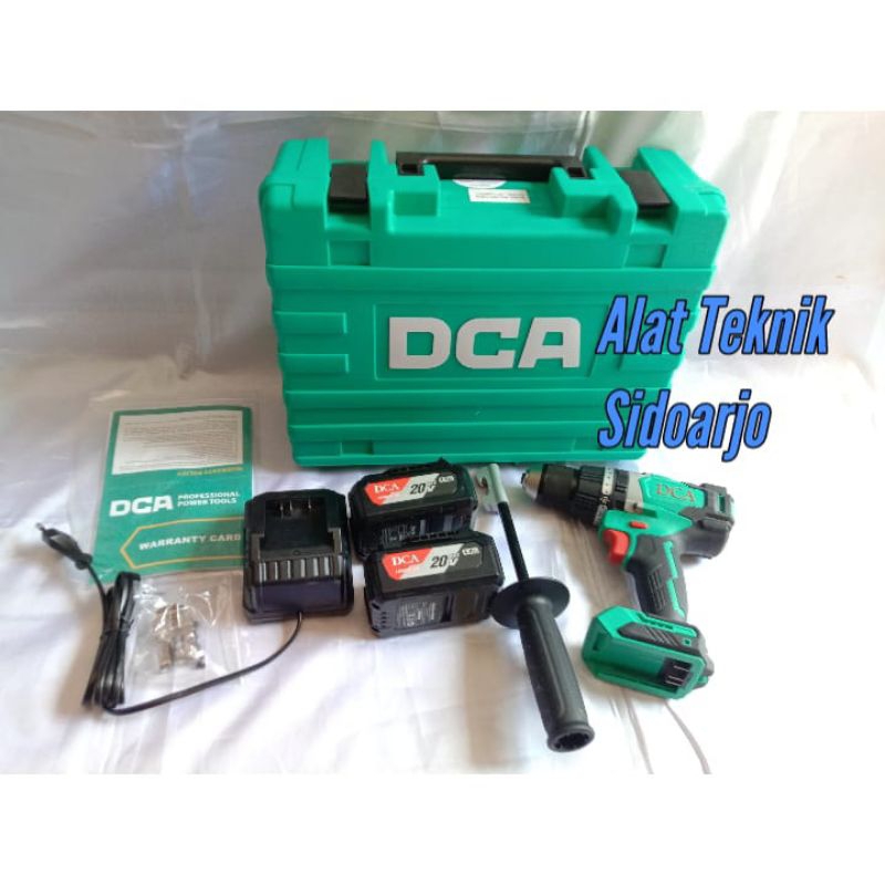 Jual DCA ADJZ03-13 BOR TEMBOK BATERAI BRUSHLESS 13MM 20V - Bor Cordless ...