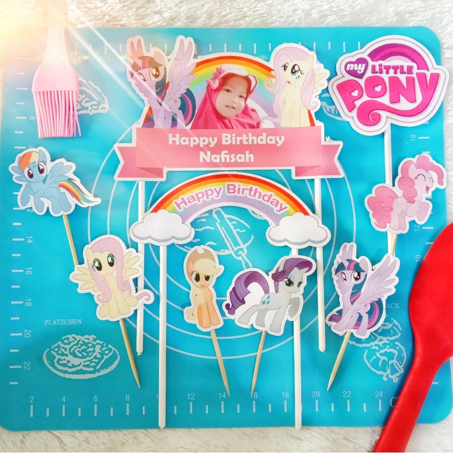 Jual Topper Custom Foto Kuda Pony untuk Cake / Kue Ulangtahun dan ...