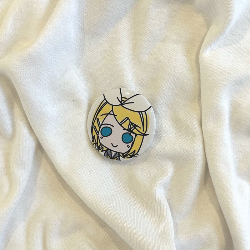 Jual virtual singers vocaloid pins (kaito, len, rin, meiko, miku ...