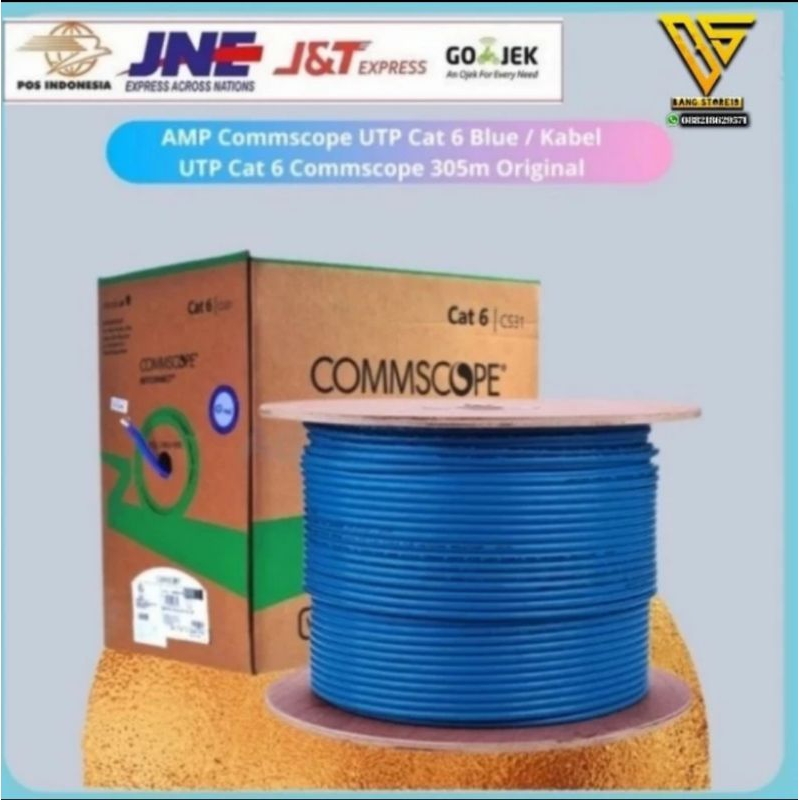 Jual Kabel UTP Cat6 AMP Commscope - Eceran Meteran | Shopee Indonesia