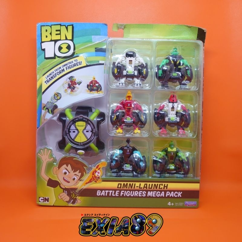 Jual Ben 10 Ben Ten Omni Launch Battle Figures Mega Pack | Shopee Indonesia