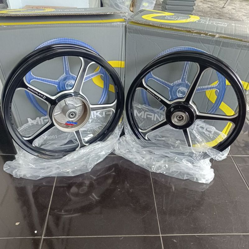 Jual velg mandalika power drag 1 1.40 1.60 17 hitam f1zr jupiter ...