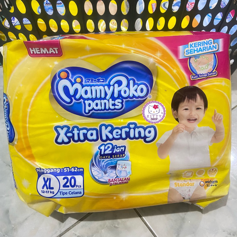 Jual Mamypoko PANTS Extra Kering S22 / M20 / L20 / XL20 / XXL18 ...