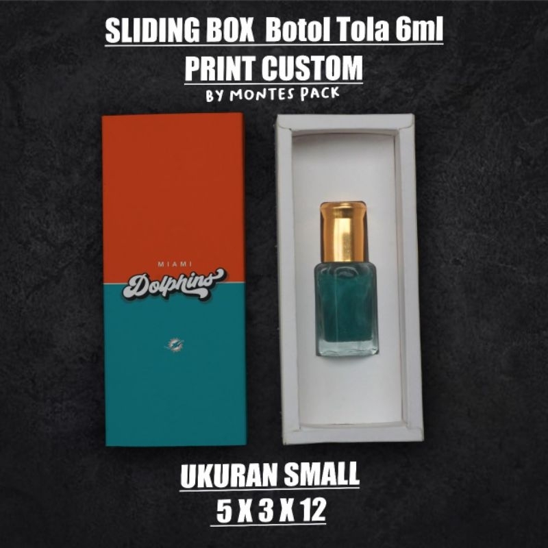 Jual CUSTOM BOX SLIDING MINI / untuk botol tola 6ml / Sliding Box PRINT ...