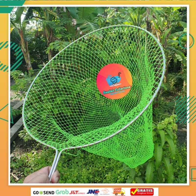Jual Jaring serok seser Jumbo ikan besar besi Stainless | Shopee Indonesia