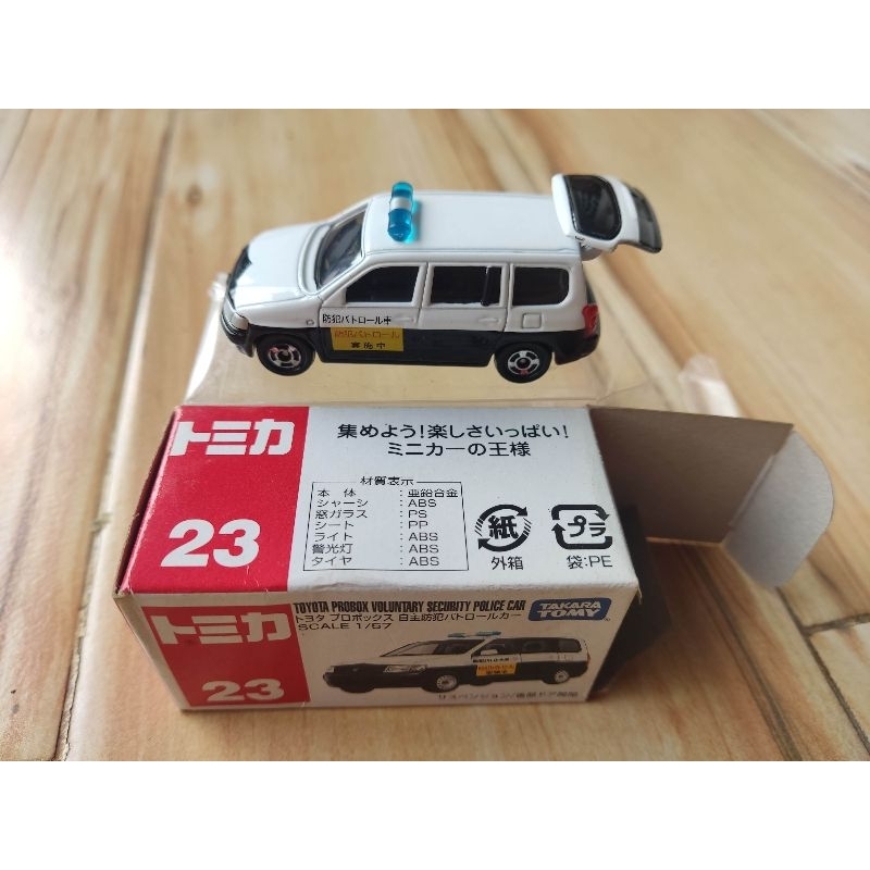 Jual tomica toyota probox voluntary security police car no 23 takara ...
