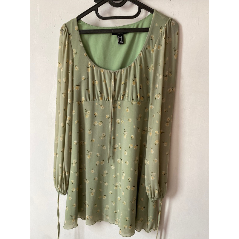 Jual dress ijo bunga | Shopee Indonesia