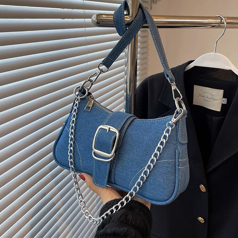 Jual LADIESBAG - TAS JEANS SELEMPANG HANDBAG WANITA CEWEK BAG SLINGBAG ...