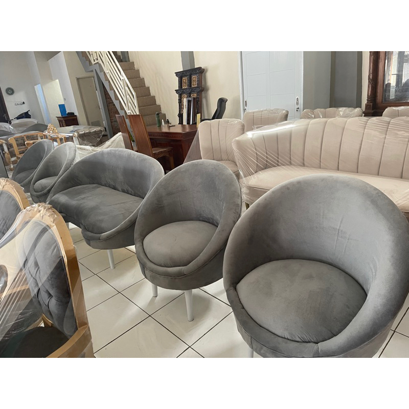 Jual Sofa manten minimalis bulat/sofa pelaminan bulat/kursi manten ...