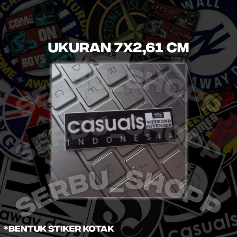 Jual stiker casual Indonesia | Shopee Indonesia