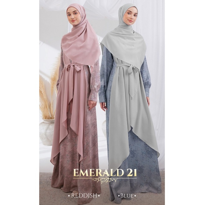 Jual GAMIS MUSLIMAH TERBARU NIBRAS HAITWO EMERALD 21 [BISA COD ...