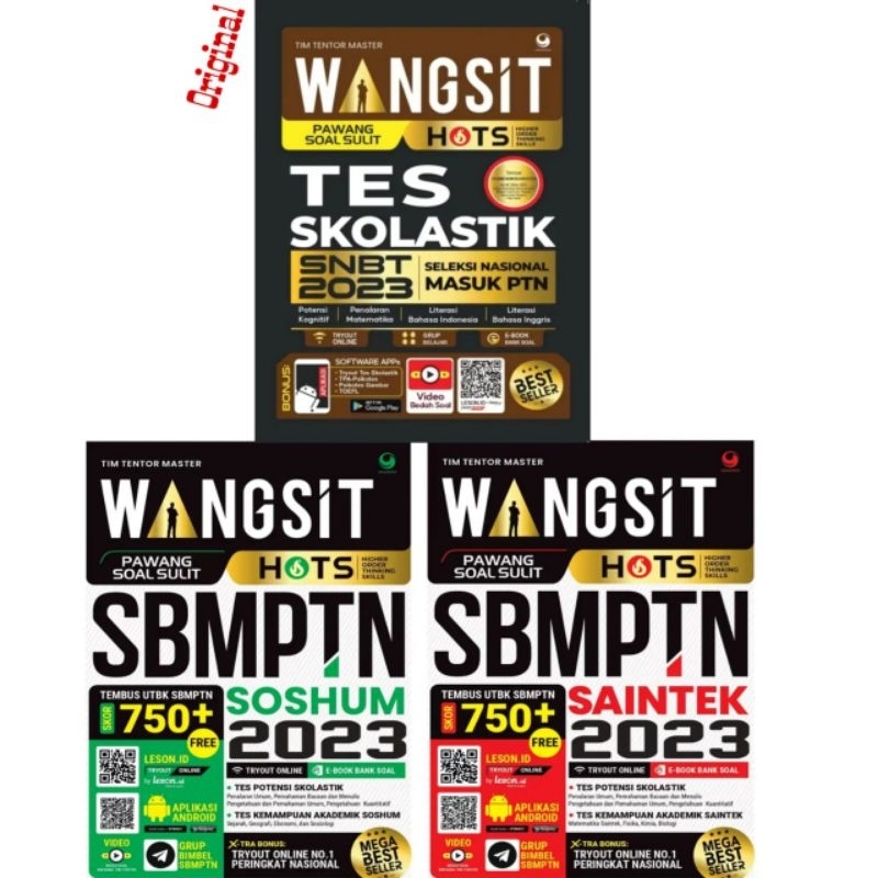 Jual BUKU WANGSIT ( Pawang Soal Sulit ) Skolastik SNBT Hots Utbk SBMPTN SOSHUM SAINTEK 2023 2022 ...