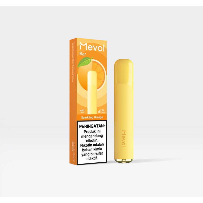 Jual MEVOL BAR Vape Sparkling Orange | Shopee Indonesia