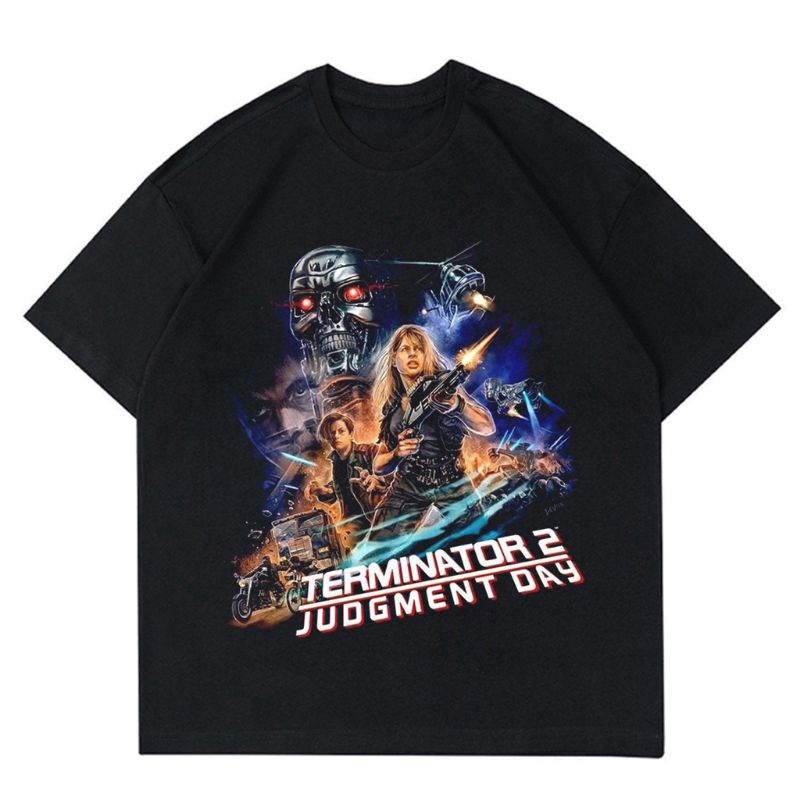 Jual KAOS BAJU MOVIE THE TERMINATOR 1984 VINTAGE ARNOLD | T-SHIRT FILM ...